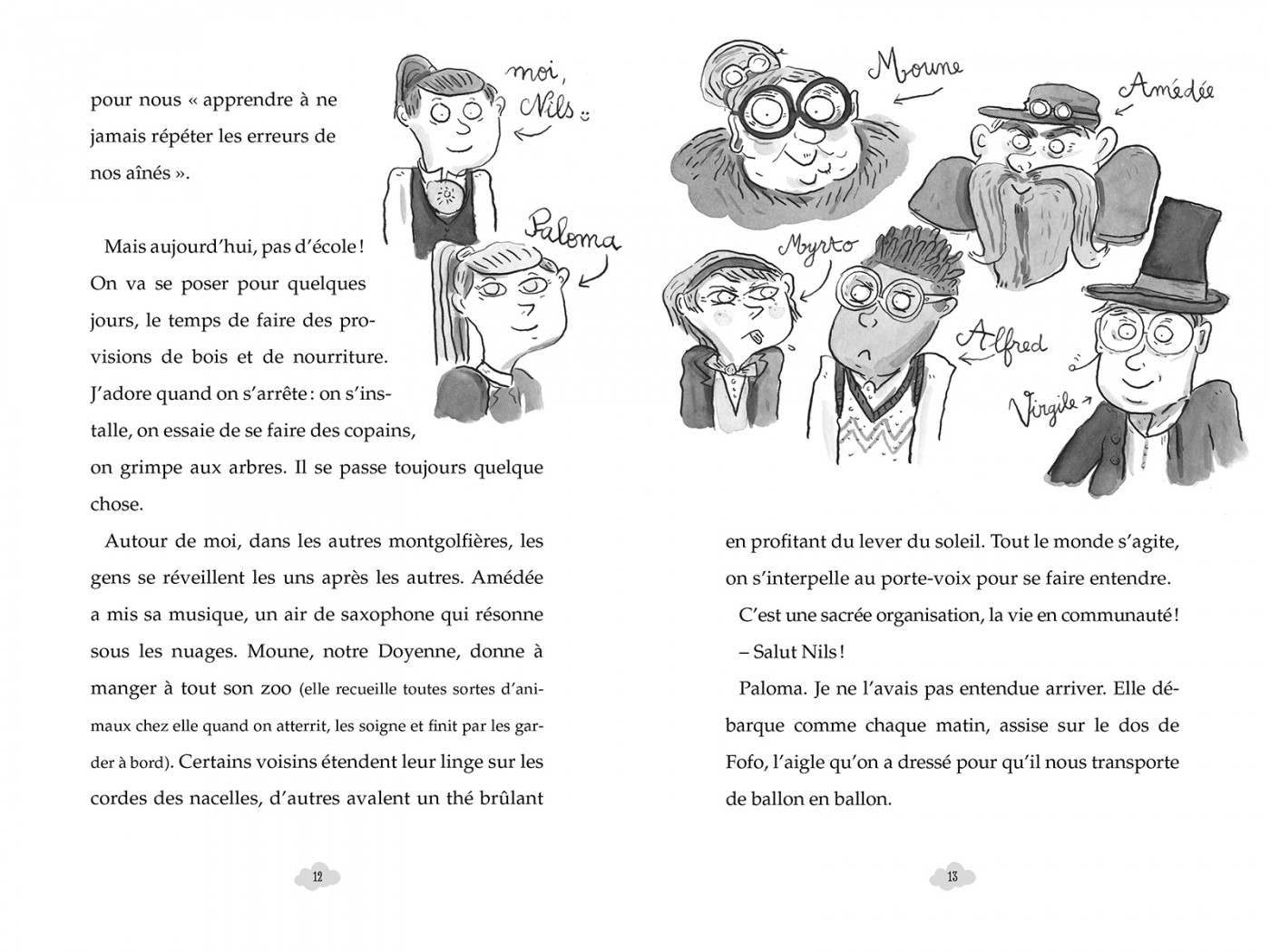 Nils et le peuple des nuages de Séverine Vidal | Les Lectures d'Azilis